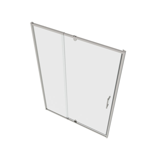 LUTINMUE 38-42" W X 71" H Piovt Swing Glass Shower Door, Pivot Frame Sliding Shower Door With 1/ ...